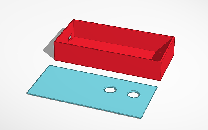 3D design EduVision Potentiometer Box - Tinkercad