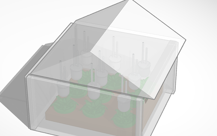 3D design An beautiful greenhouse | Tinkercad