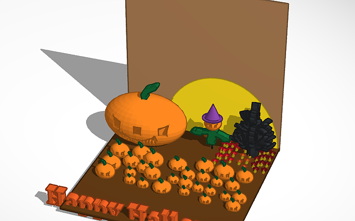 3D design Happy Halloween | Tinkercad