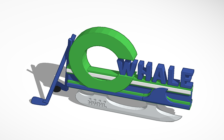 3D design NWHL Whale | Tinkercad
