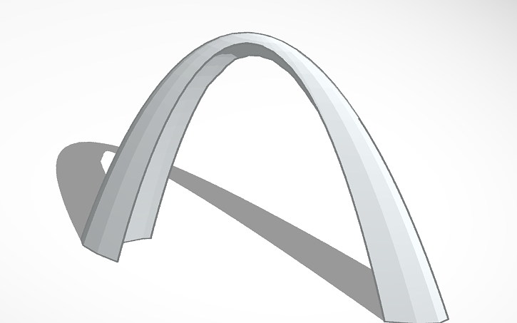 3D design Arch - Tinkercad
