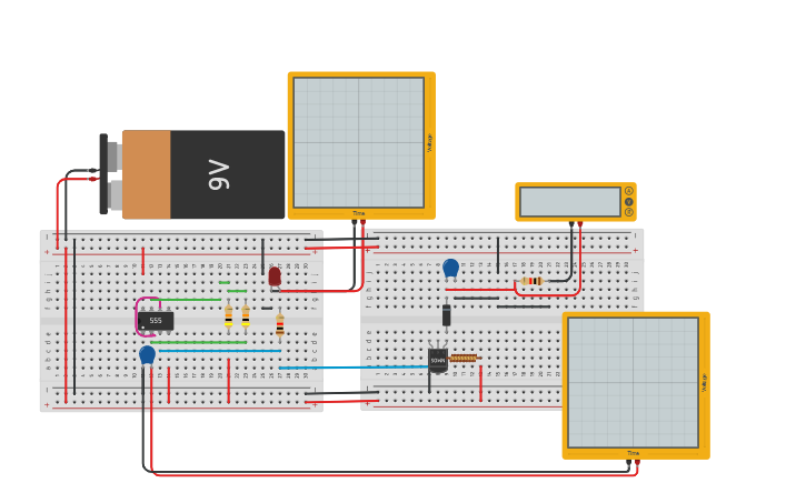 Circuit design Boost Converter - Tinkercad