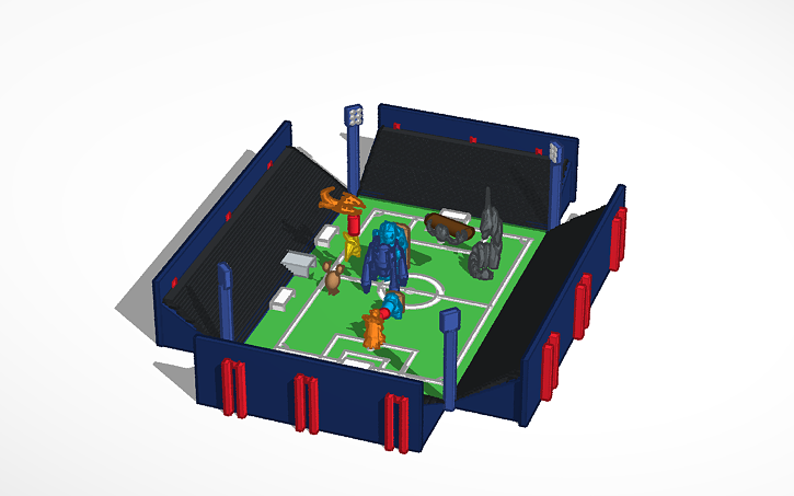 3D design Pokemon Arena - Tinkercad
