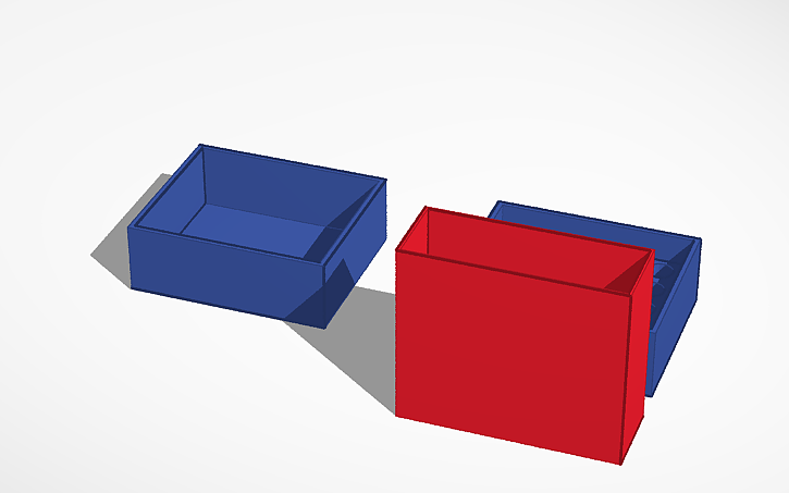 3D design Print Nozzle storage box - Tinkercad