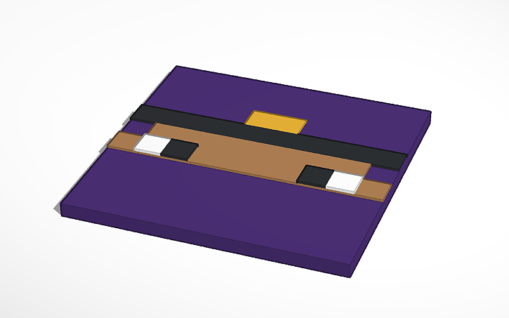 3D design Lego minecraft purple ninja! - Tinkercad
