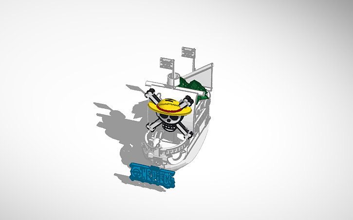 3D design ONE PIECE - Tinkercad