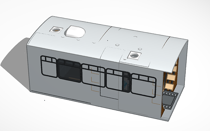 3D design E-450 Shuttle Bus YT-1300f | Tinkercad