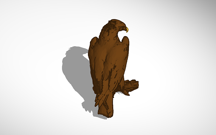 3D design eagle - Tinkercad