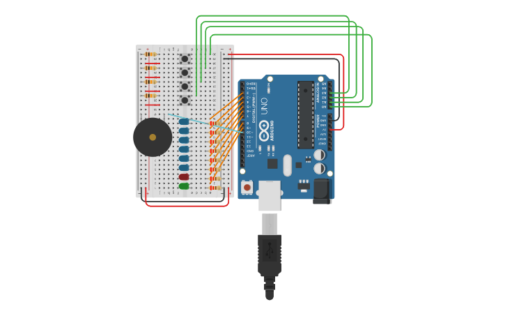 Circuit design Very Simple Egg Timer | Tinkercad