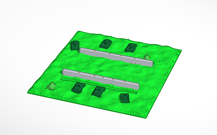 3D design battel ground | Tinkercad