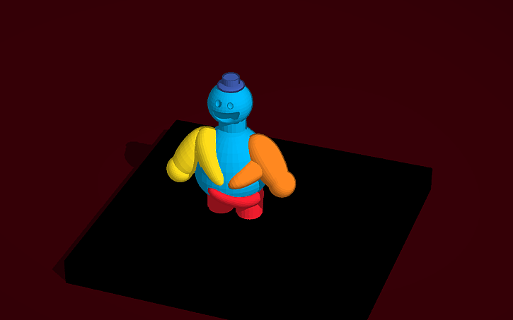 3D design Doey the doughman - Tinkercad