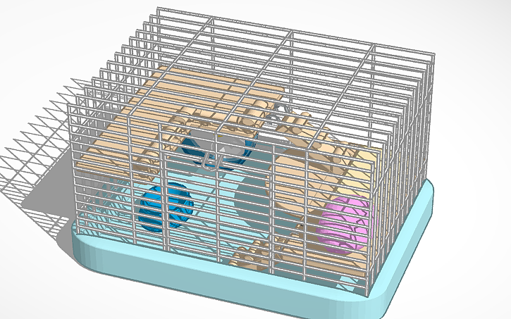 3D design Hamster cage | Tinkercad