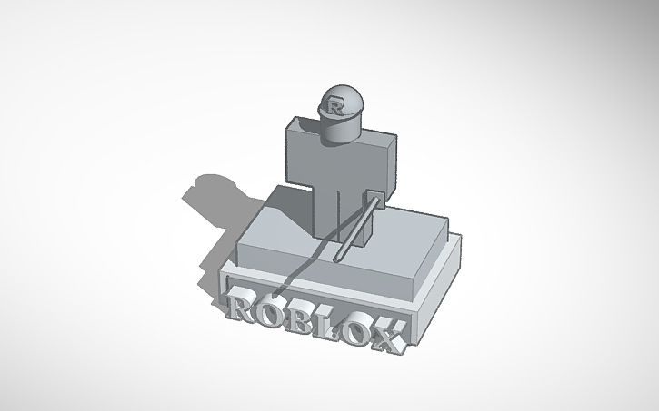 3D design roblox Statue - Tinkercad