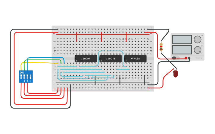 Circuit design Trabalho de AC2 | Tinkercad