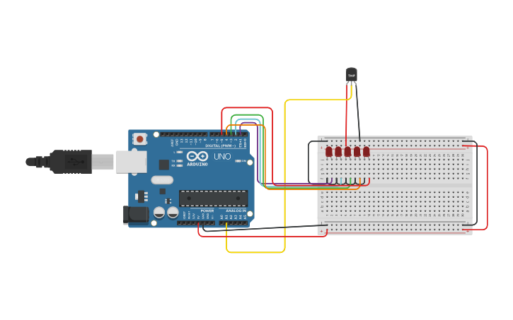 Circuit Design Arduino Breadboard Tinkercad