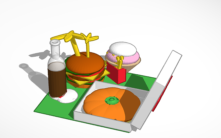 3D design what happened to my food | Tinkercad