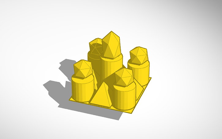 3D design Cityscape | Tinkercad