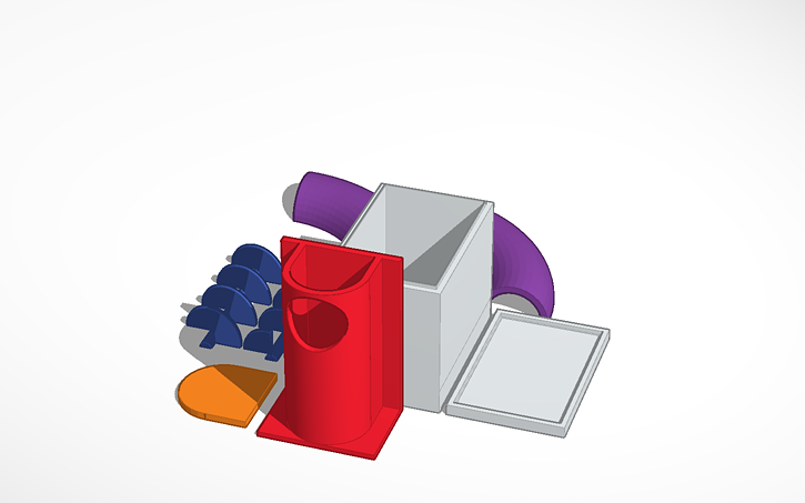 3D design Candy Dispenser - Tinkercad