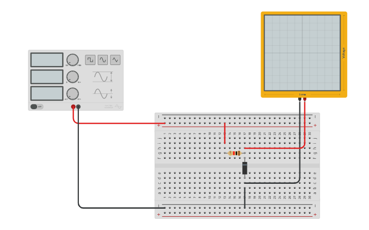 Circuit Design Clipper Try 1 Tinkercad