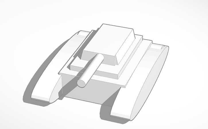 3D design doge tank - Tinkercad