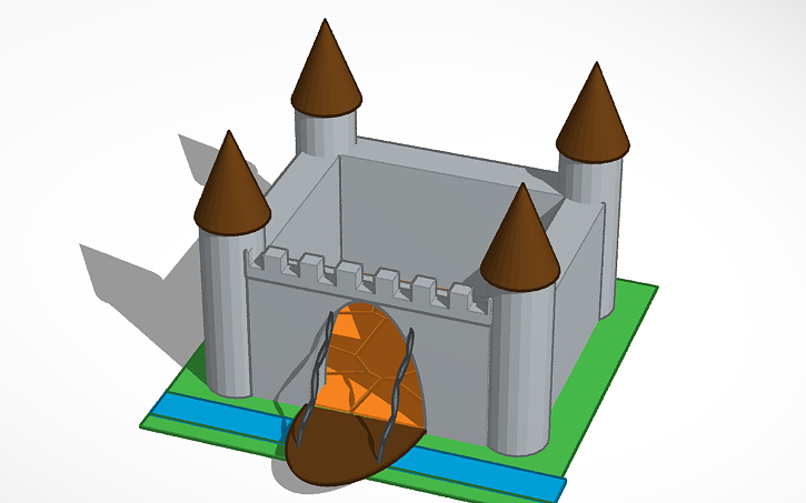 3D design chateaux | Tinkercad
