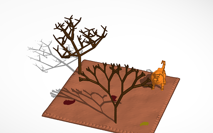3D design starter Desert biome | Tinkercad
