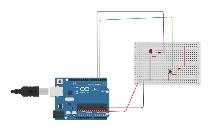 Circuit design simulador arduino - Tinkercad