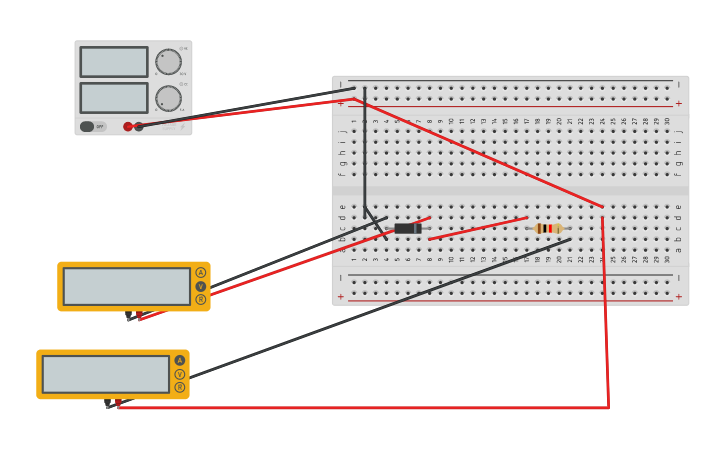 Circuit design Zener Diode Rev. Bias. Exp-2 | Tinkercad