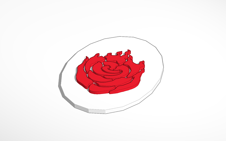 3D design RUBY ROSE thing | Tinkercad