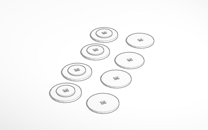 3D design CD wheel holders | Tinkercad