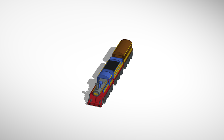 3D design steam Locomotive | Tinkercad