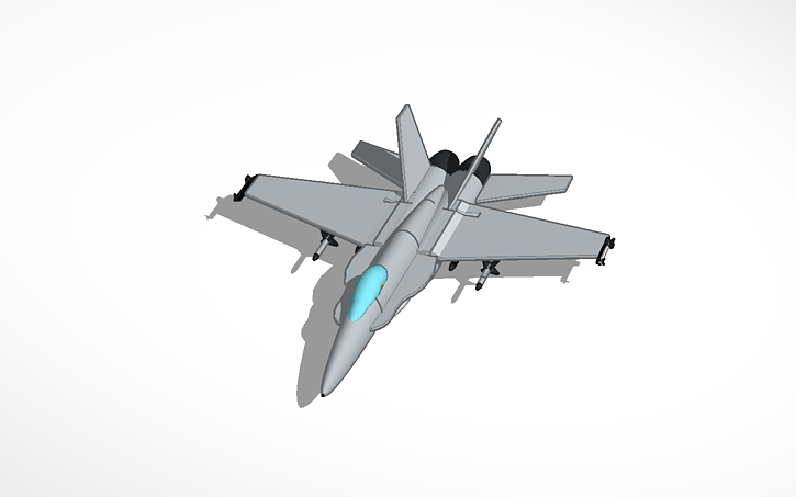 3D design jet major - Tinkercad