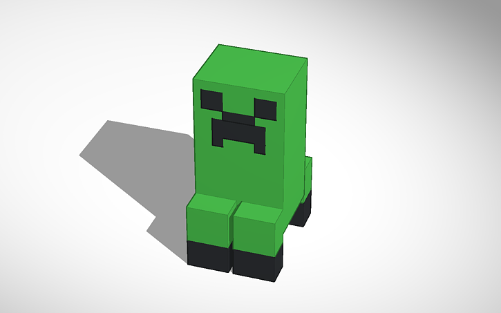 3D design minecraft creeper | Tinkercad