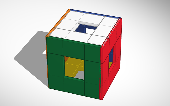 3D design 1x1 Void Cube. - Tinkercad