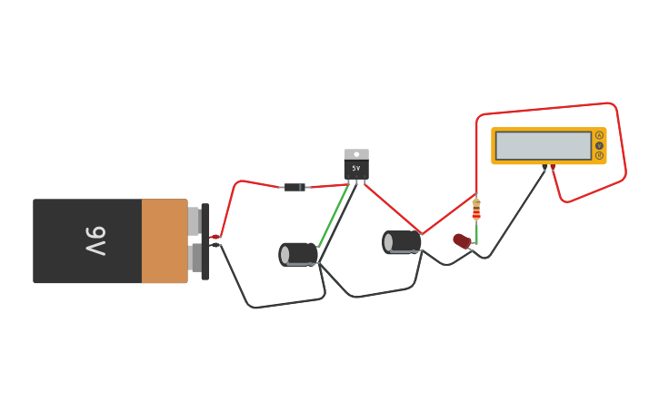 Circuit Design 9v To 5v Psu 2019 Tinkercad