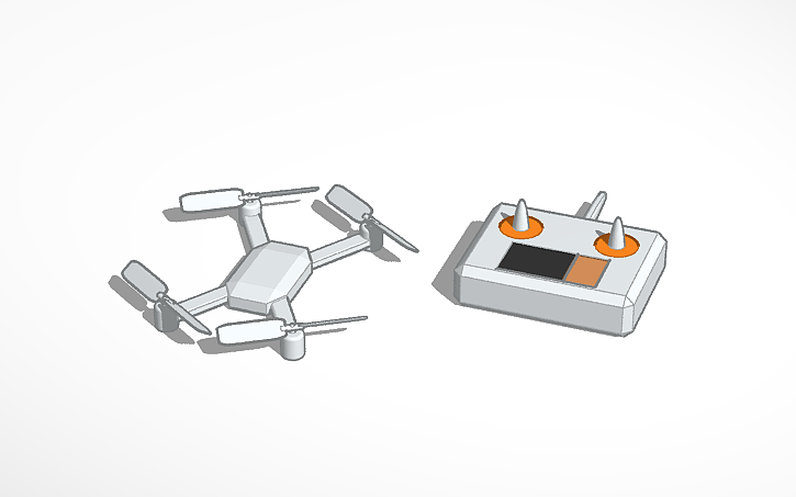 3D design DRONE - Tinkercad