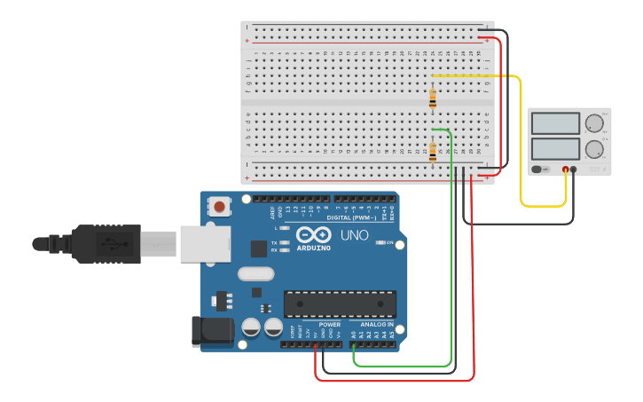 Circuit design Ex 7.2 - Tinkercad