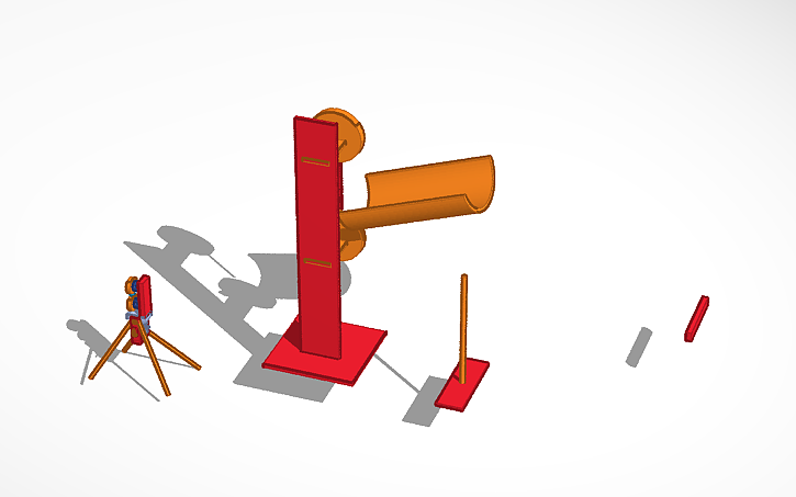 3D design Baseball Pitching Machine - Tinkercad