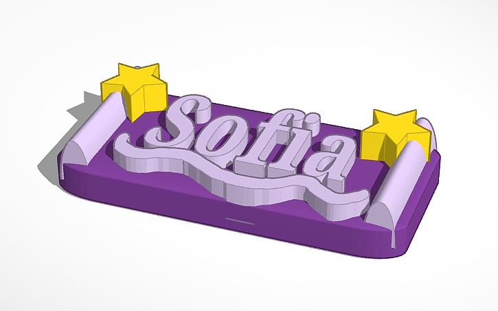 3D design Name Tag | Tinkercad