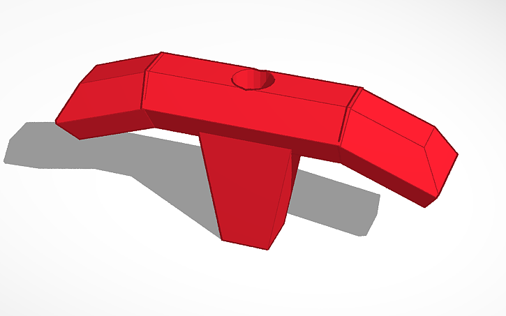 3D design string launcher grip small - Tinkercad