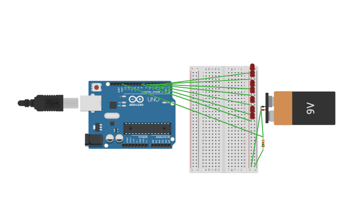 Circuit design POV DISPLAY - Tinkercad Circuit design POV DISPLAY - Tinkercad