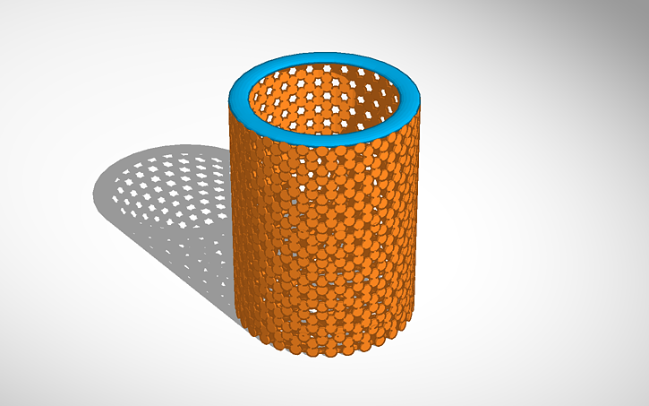 3D design Pencil Holder | Tinkercad