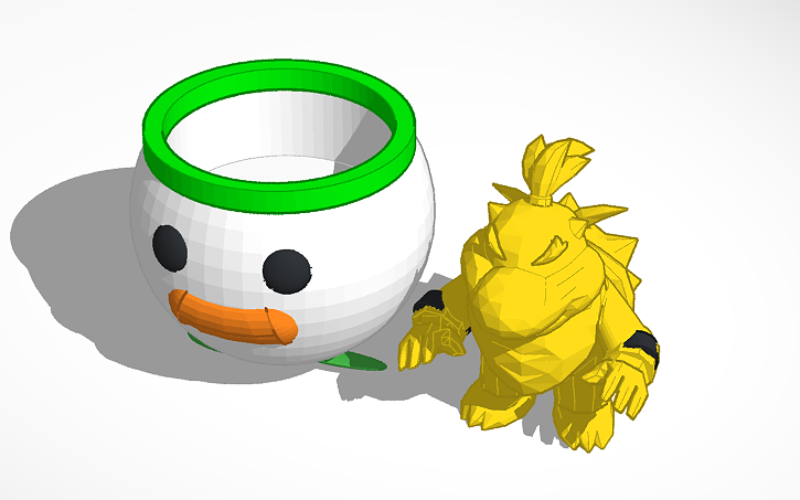 3D design bowser jr. | Tinkercad