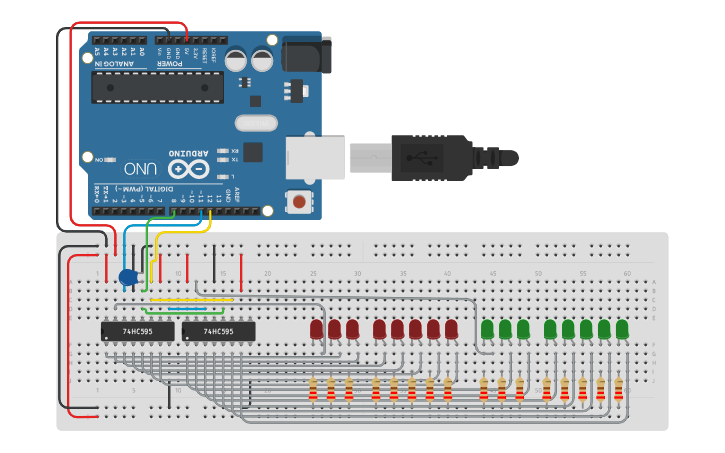 Circuit Design Experiment 8e Dual Binary Counters Tinkercad