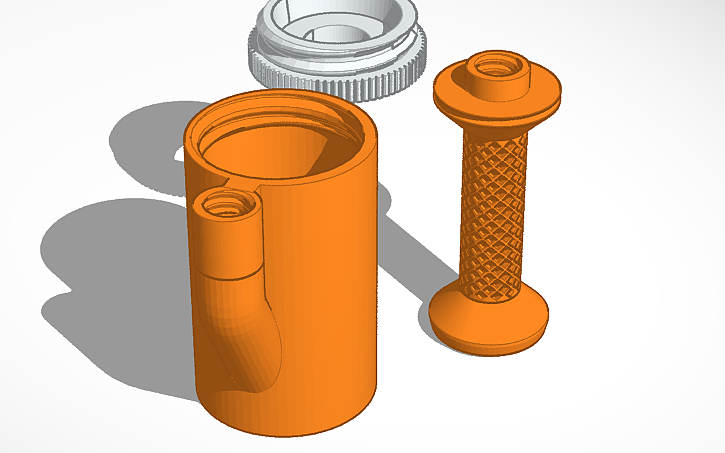 3D design Water Filter - Tinkercad