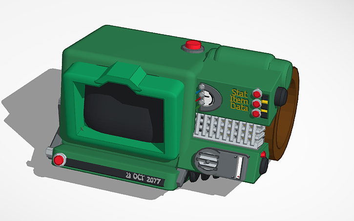 3D design Pip-Boy 2000 MK-VI - Tinkercad