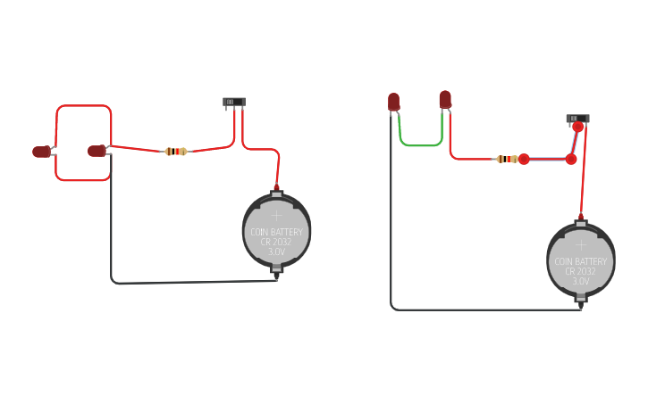 Circuit design Simple Electrical Circuits - Tinkercad