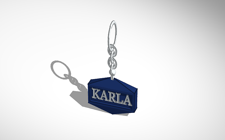 3D design KarlaPacheco_Key Chain | Tinkercad