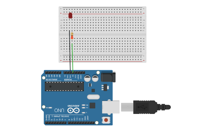 Circuit design Simple Circuit - Tinkercad
