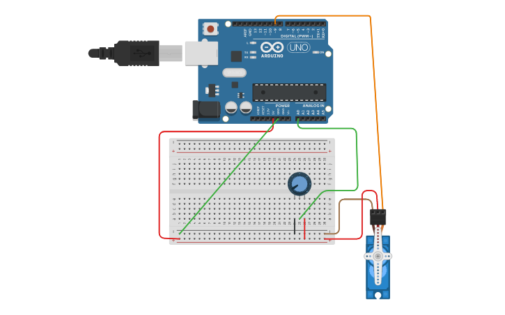 Circuit design FORMATIVE 1 - EMBEDDED SYSTEMS LAB - Tinkercad